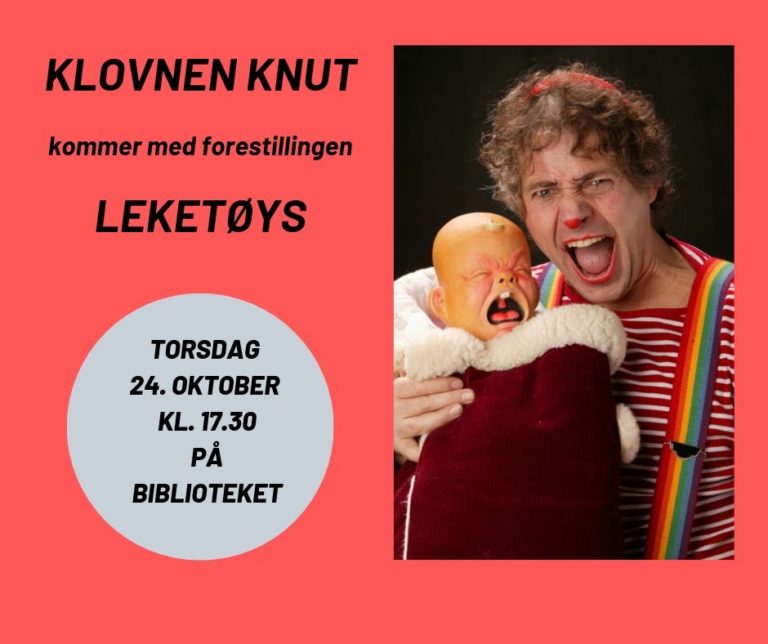 Klovnen Knut - Leketøys - Holtålen kommune